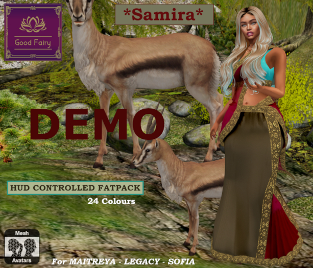 Second Life Marketplace - [Good Fairy] - Samira {Designer Saree} *DEMO*